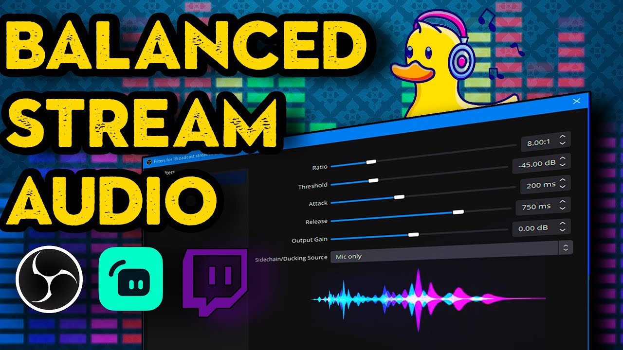 Balance your Live stream audio! | OBS Audio Ducking Filter - YouTube