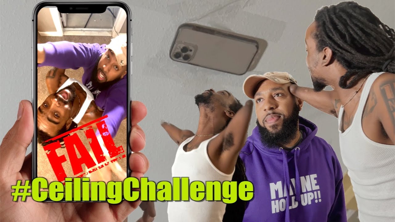 The FUNNIEST CEILING CHALLENGE FAIL! #CeilingChallenge - YouTube