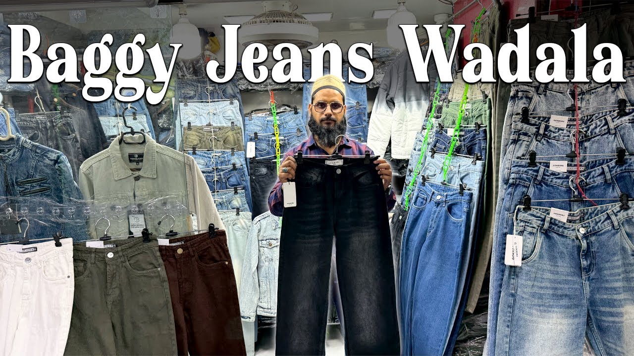 Off Stitch jeans Wadala / Baggy Jeans Wholesale - YouTube