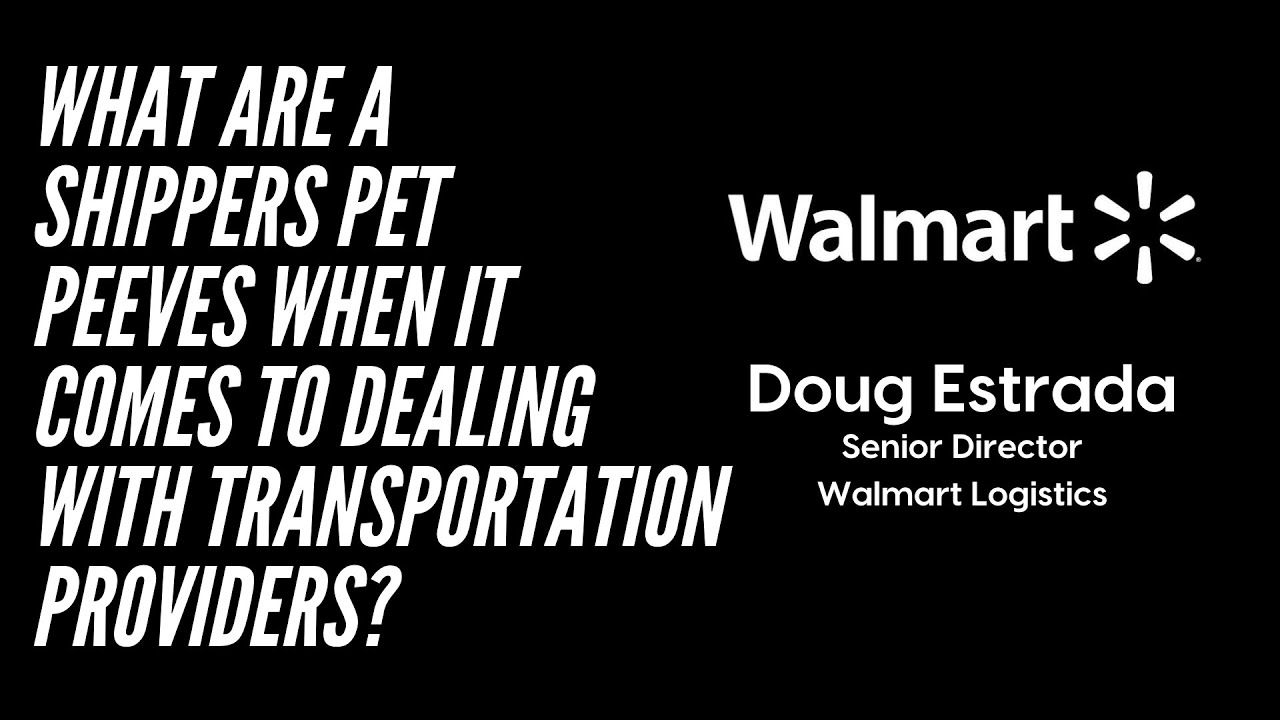 E39: Walmart Senior Director of Logistics Tells Us His Pet Peeves - YouTube