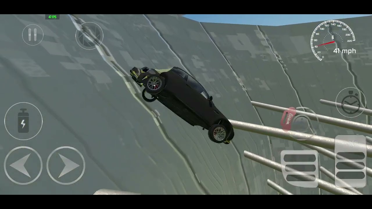 Black BMW car pillar fall crash test part 5 - YouTube