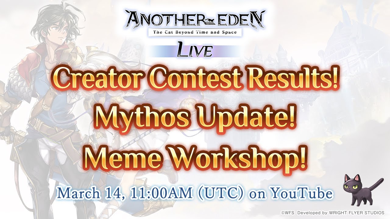 Another Eden Live #12: Mythos Updates, Creator Contest Results, Meme ...