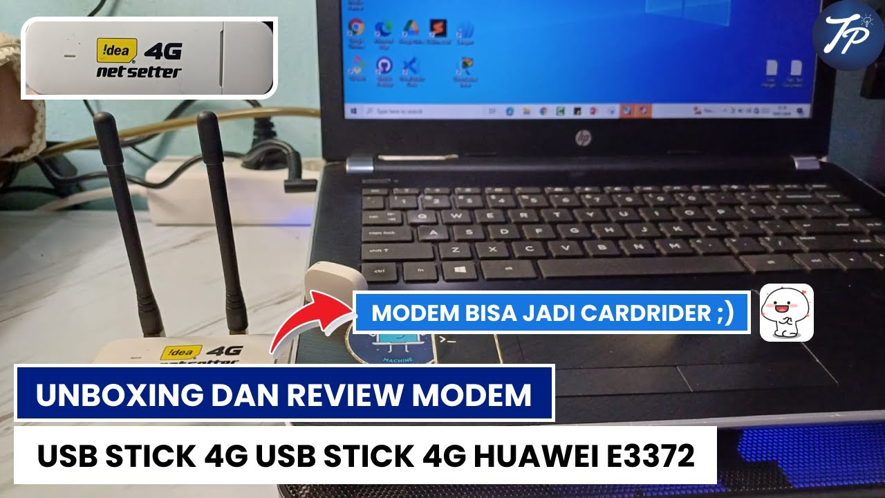 Unboxing Dan Review Modem USB Stick 4G Huawei E3372 | Modem 4G Idea Net ...