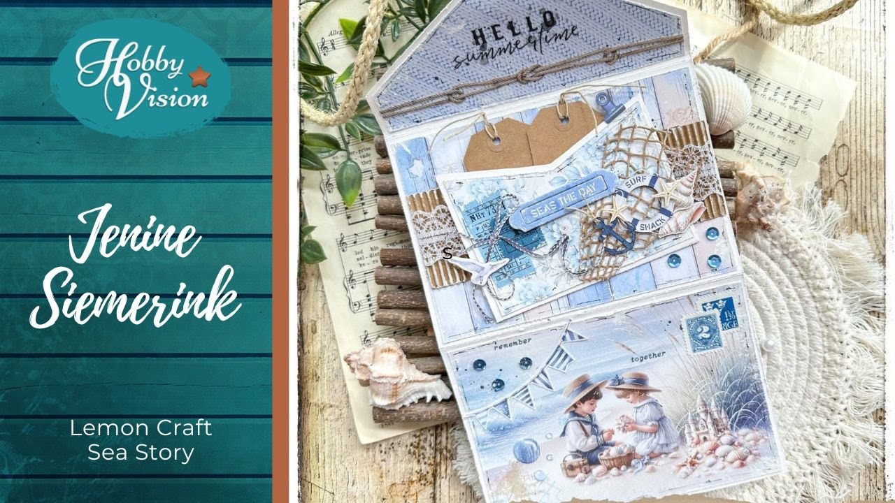 FBLive - Kaartje maken met LemonCraft Sea Story door Jenine - 18 juli ...