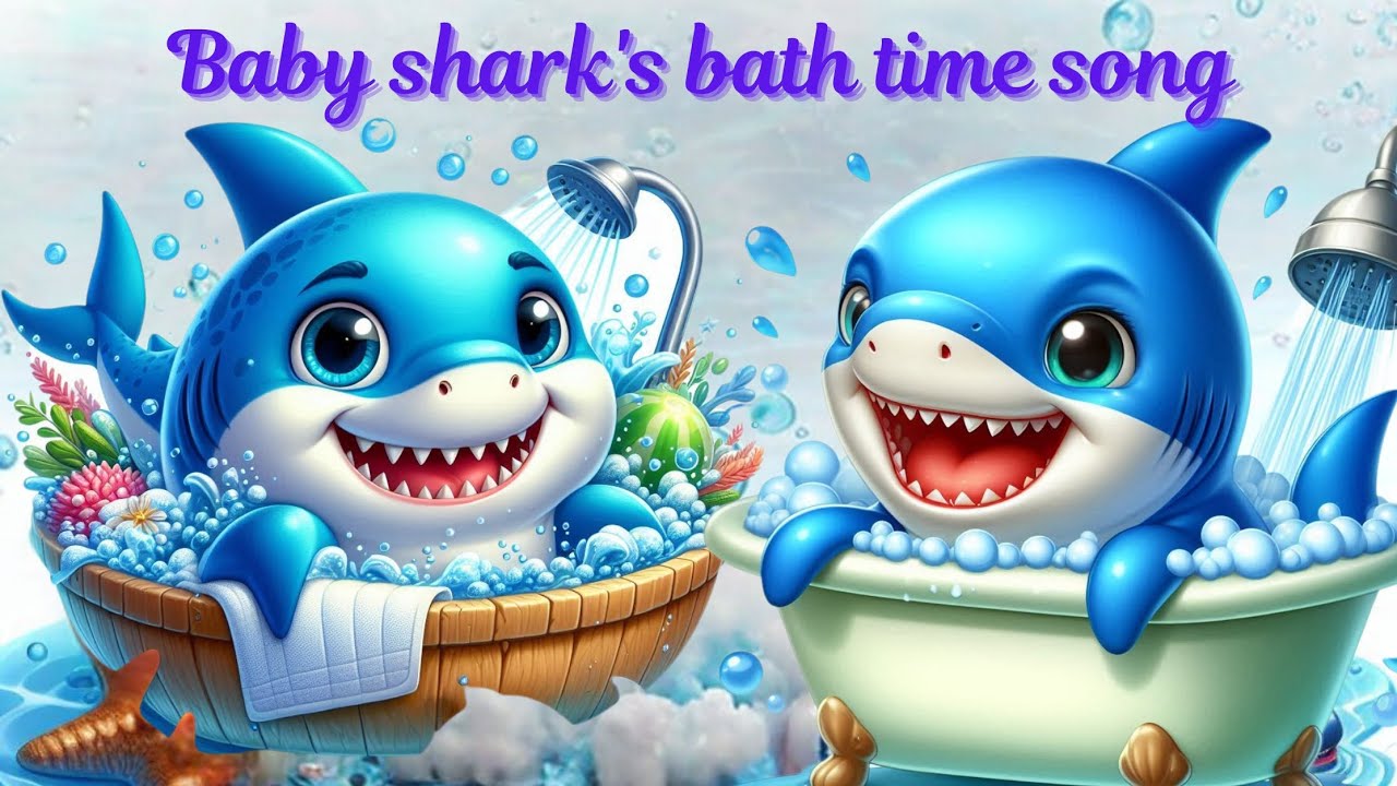 Baby Shark's bath time song - YouTube
