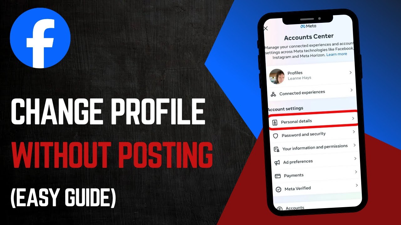 Change Facebook Profile Picture Without Posting! YAS!!! - YouTube