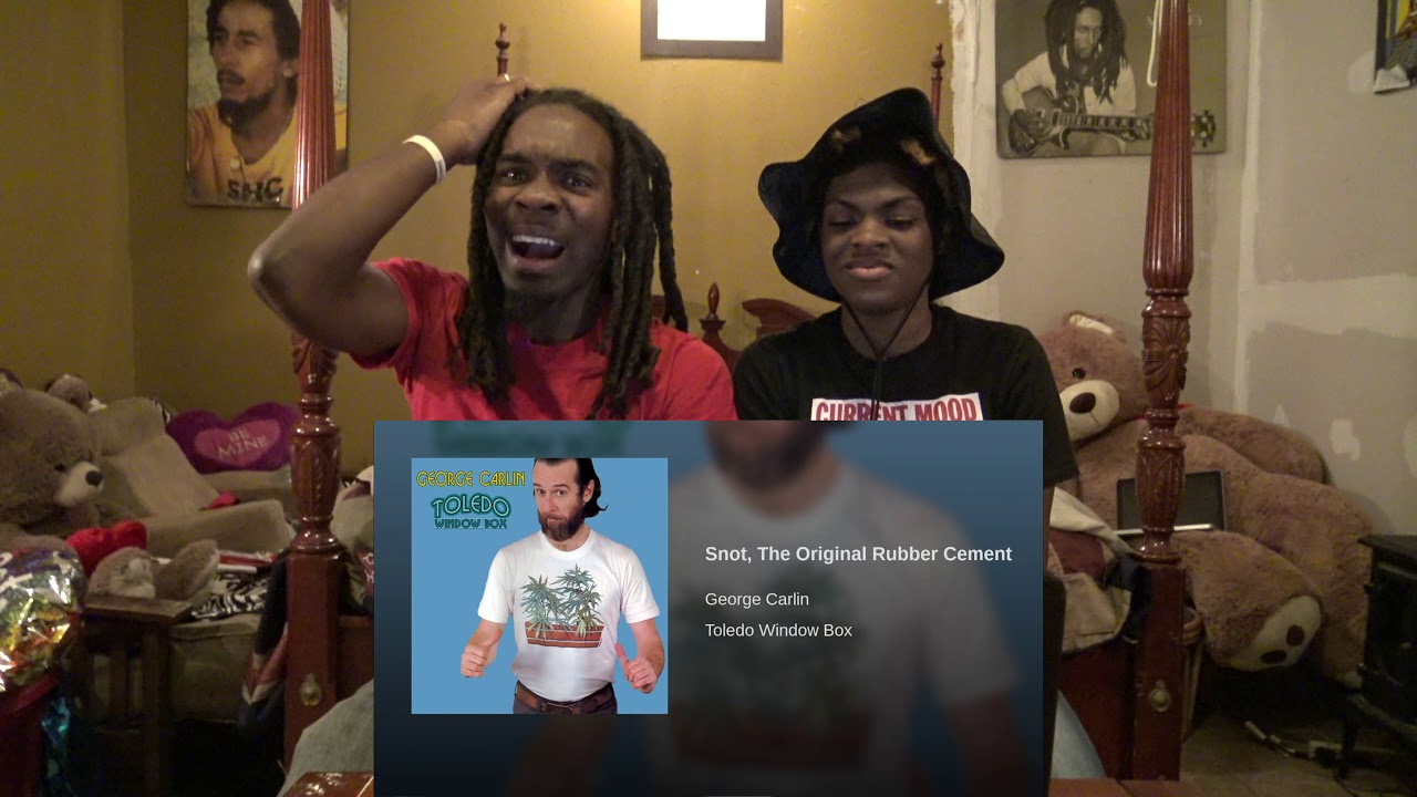 GEORGE CARLIN - Snot, The Original Rubber Cement (BEST REACTION) - YouTube