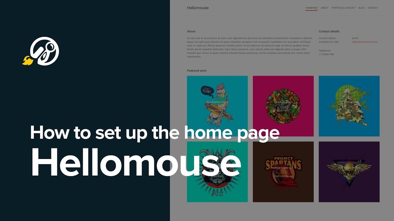 How to set up the home page - Hellomouse - YouTube