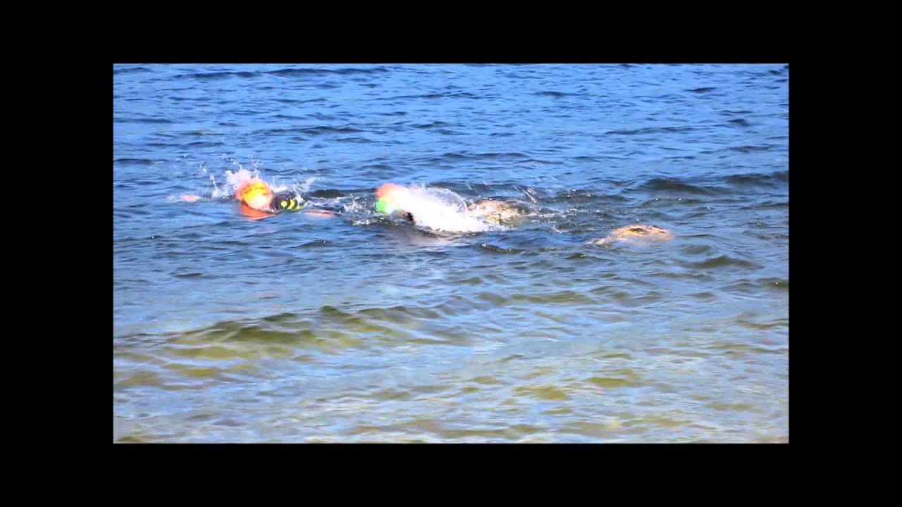 How to draft in open water swimming - YouTube