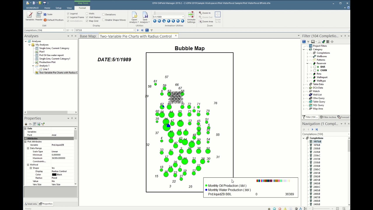 OFM Training Viveo Part4 : How to make bubble maps of Production - YouTube