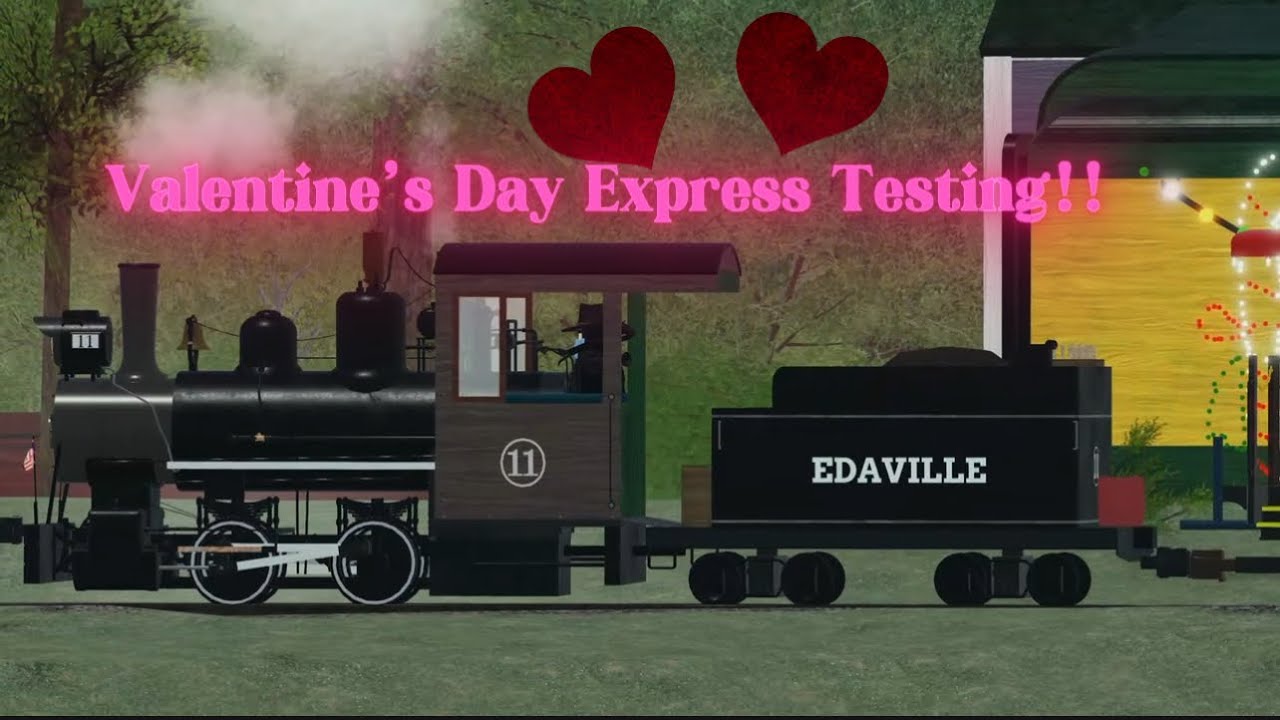 Testing Roblox Edaville #11 For Valentine’s Day Express! (Real Event ...