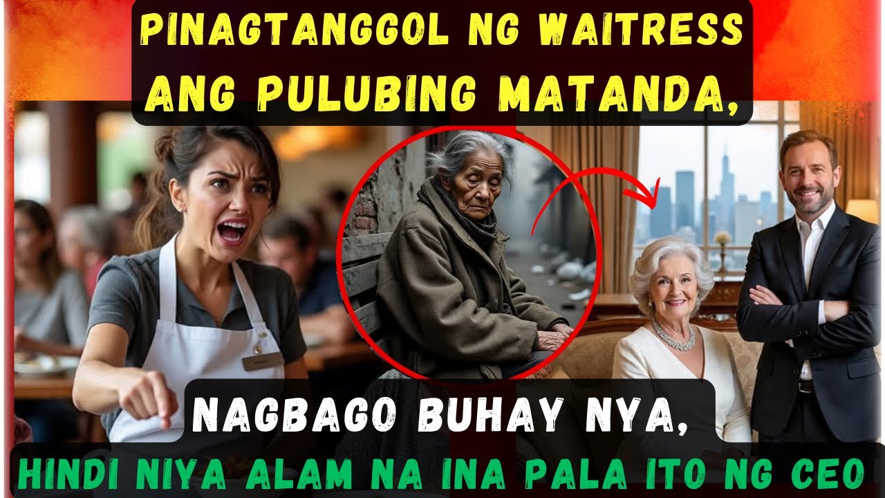 PINAGTANGGOL NG WAITRESS ANG PULUBING MATANDA,NAGBAGO BUHAY NYA,HINDI ...
