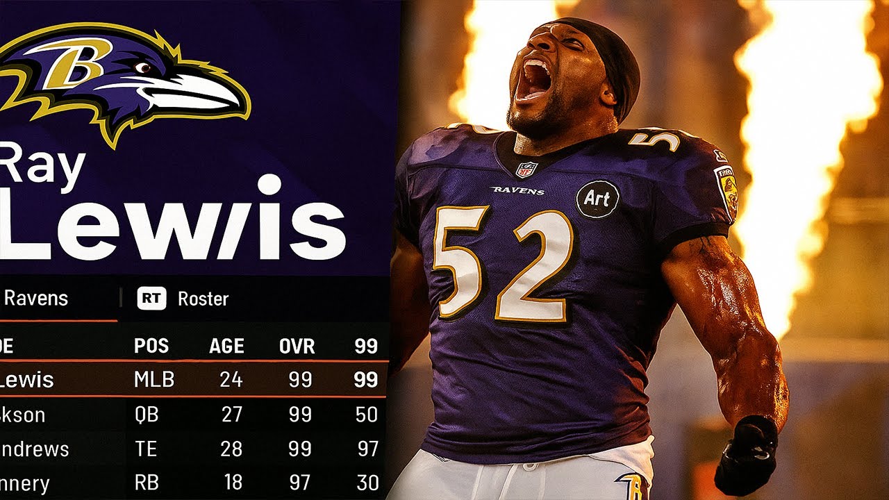 SO I ADD RAY LEWIS TO THE BALTIMORE RAVENS THEN SIMMED THE 2025 NFL ...