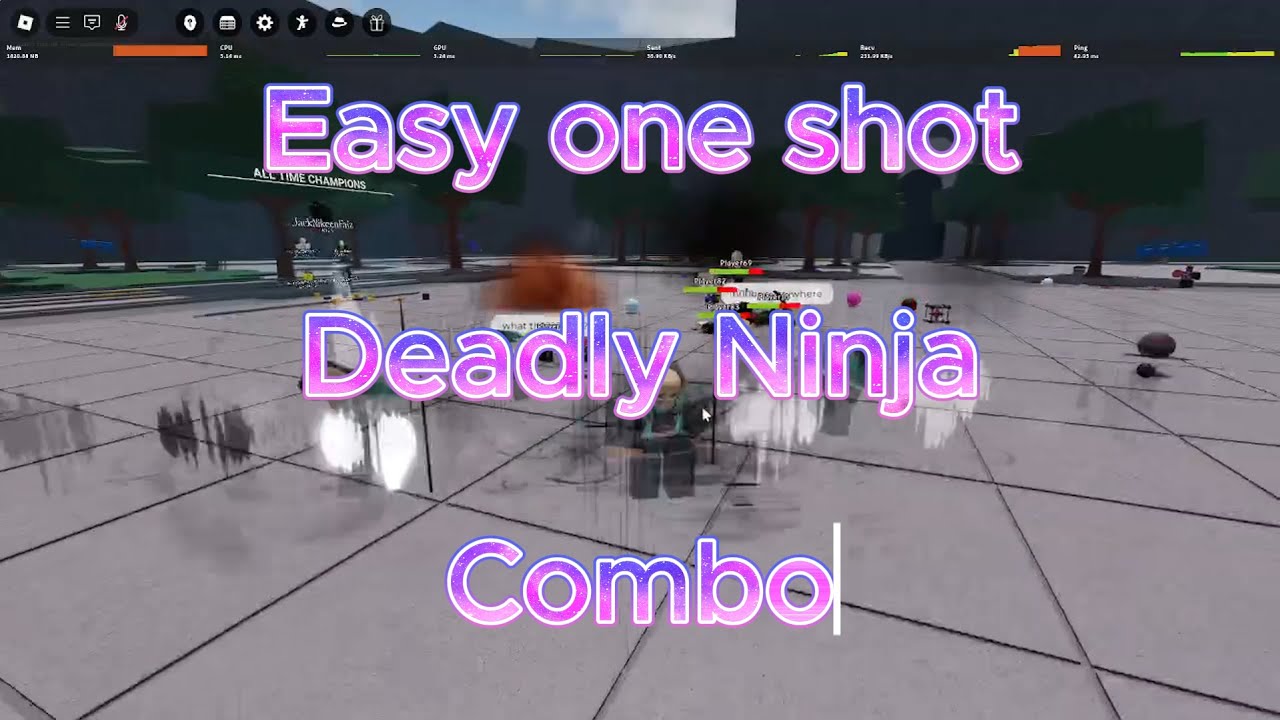 Easy One Shot Deadly Ninja Combo - YouTube