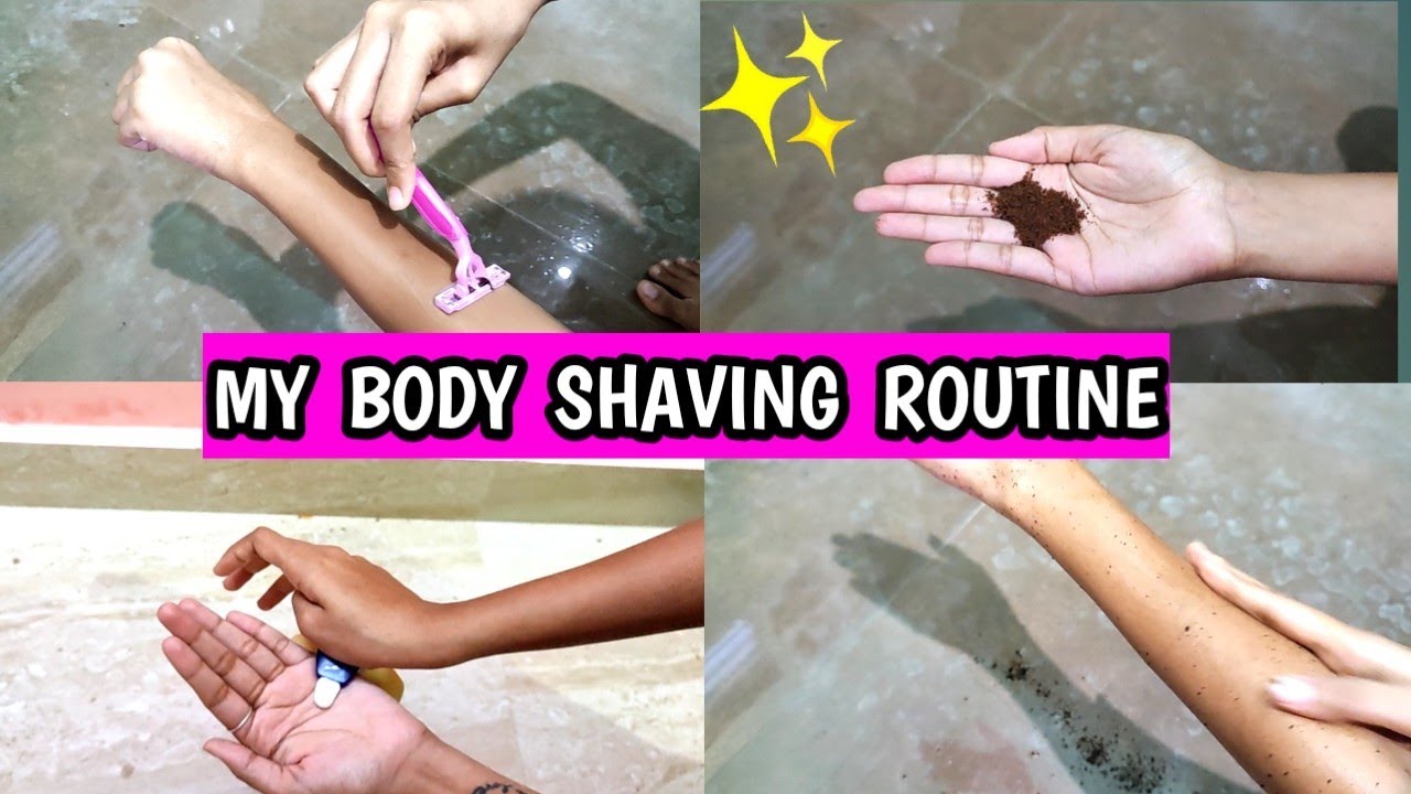 😍 MY BODY SHAVING 🪒 ROUTINE || 🔥 3 EASY & SIMPLE STEPS FOR BODY ...