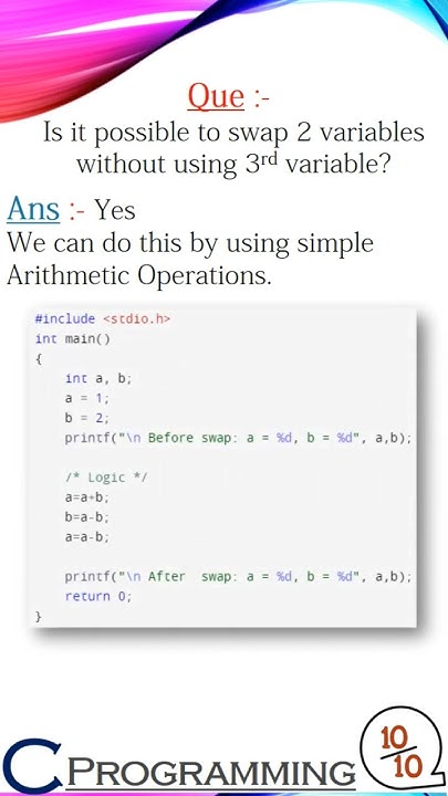 C Programming Interview questions #cprogramming - YouTube
