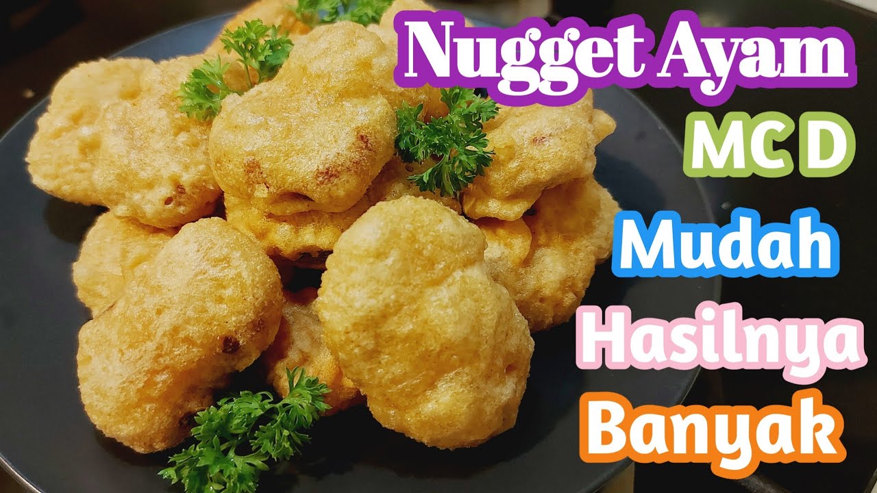 Cara Membuat Nugget Ayam Ala Mcd Tanpa Tepung Roti Chicken Nuggets