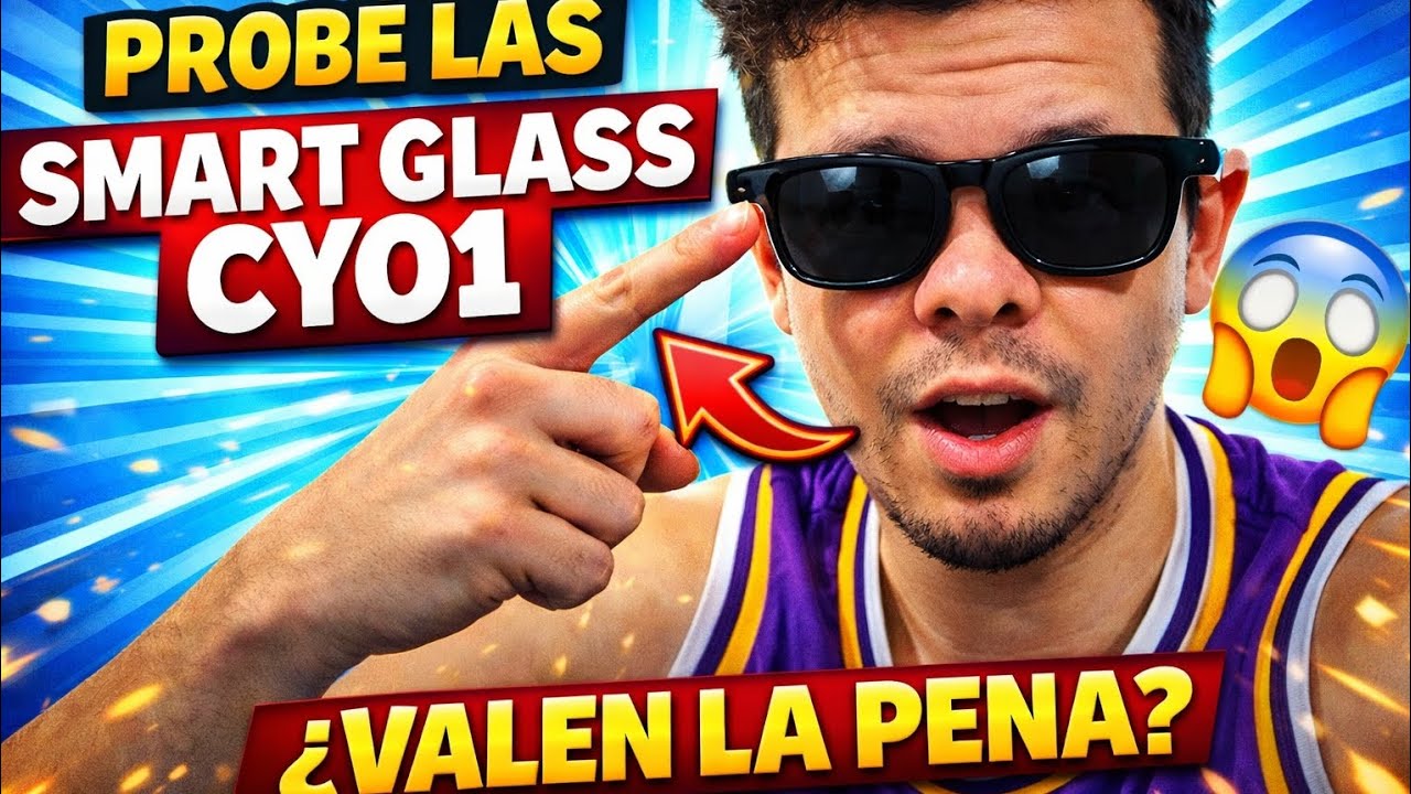 Probé las Smart Glass CY01 😱 ¿Valen la pena? | Unboxing completo - YouTube