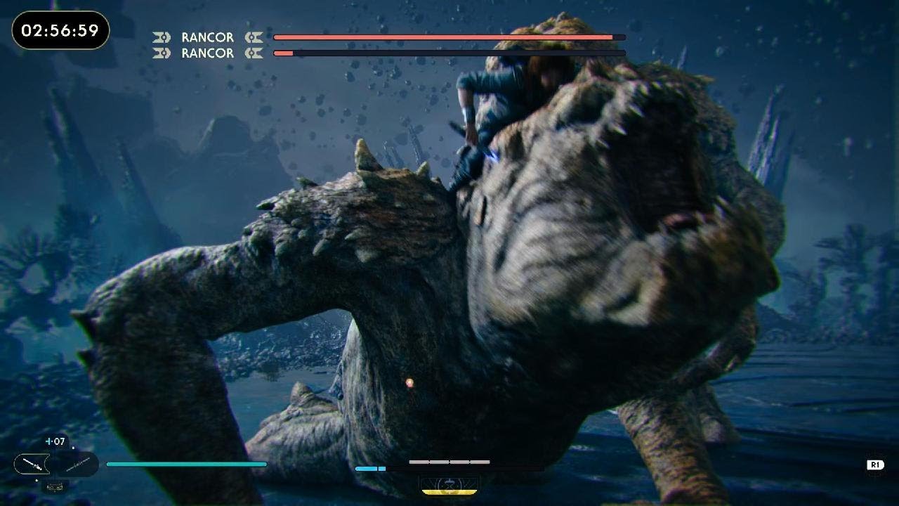 STAR WARS Jedi: Survivor | 2 Rancor | Jedi Grand Master | Fractured ...