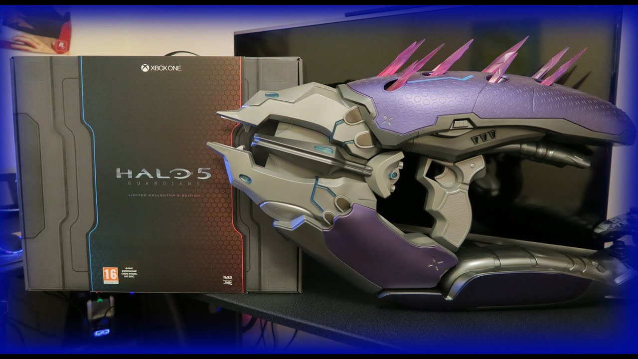Halo 5: Guardians Limited Collector's Pink Mist Edition Unboxing - YouTube