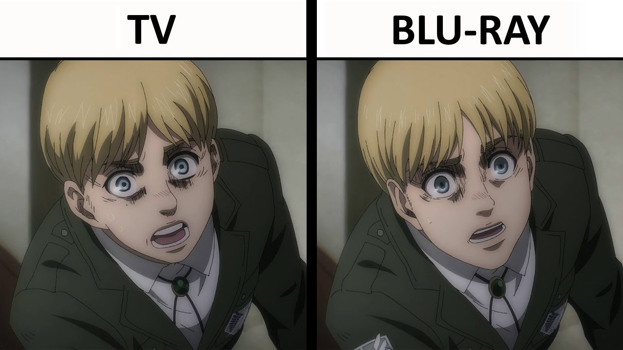 All Attack On Titan S4 Part 1 Tv Vs Blu Ray Differences Youtube