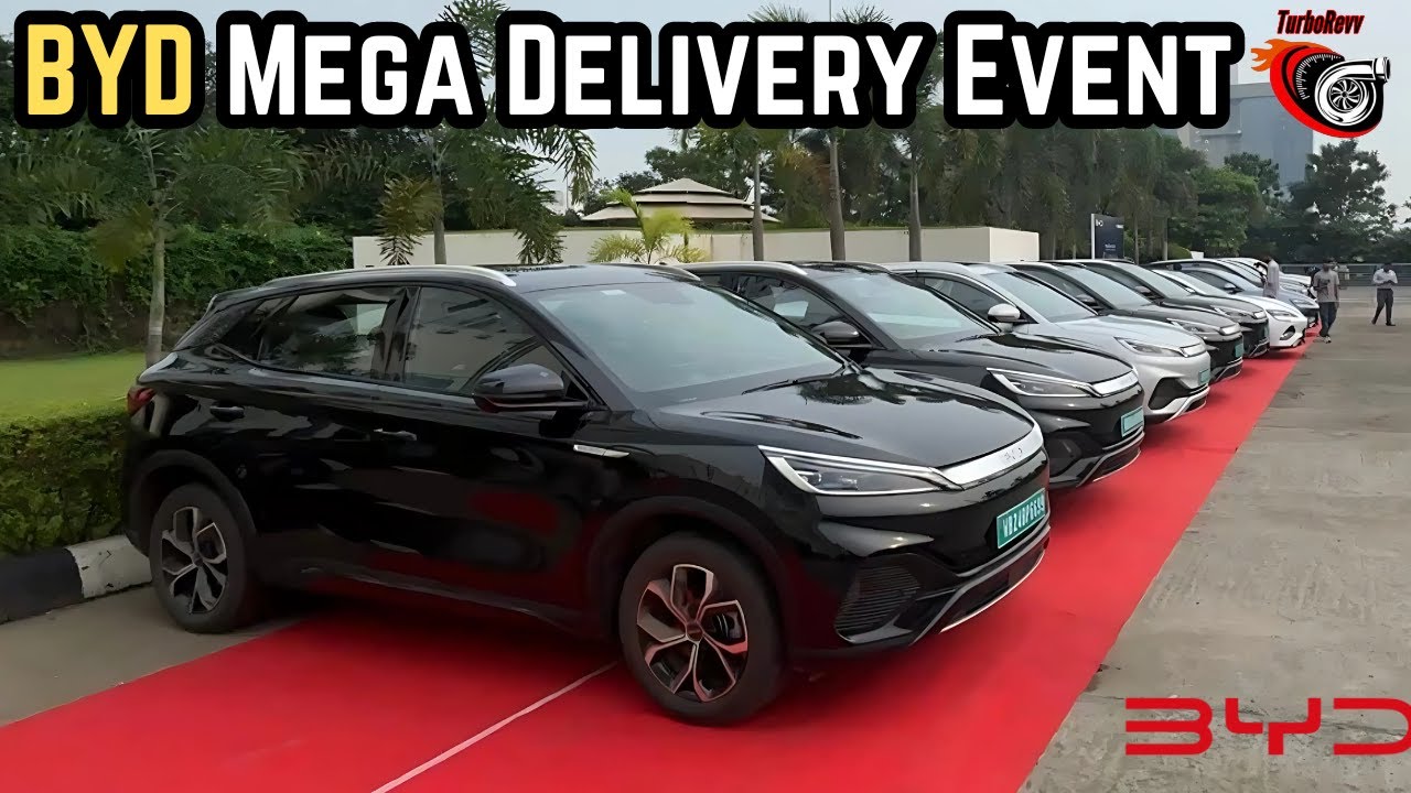 BYD Mega Delivery Event in Kolkata | Exclusive Coverage - YouTube