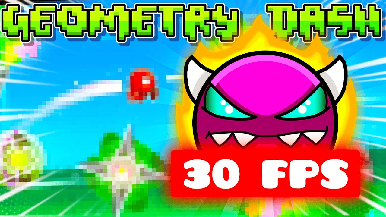 JE TERMINE DES DEMONS EN 30 FPS - Geometry Dash FR - YouTube
