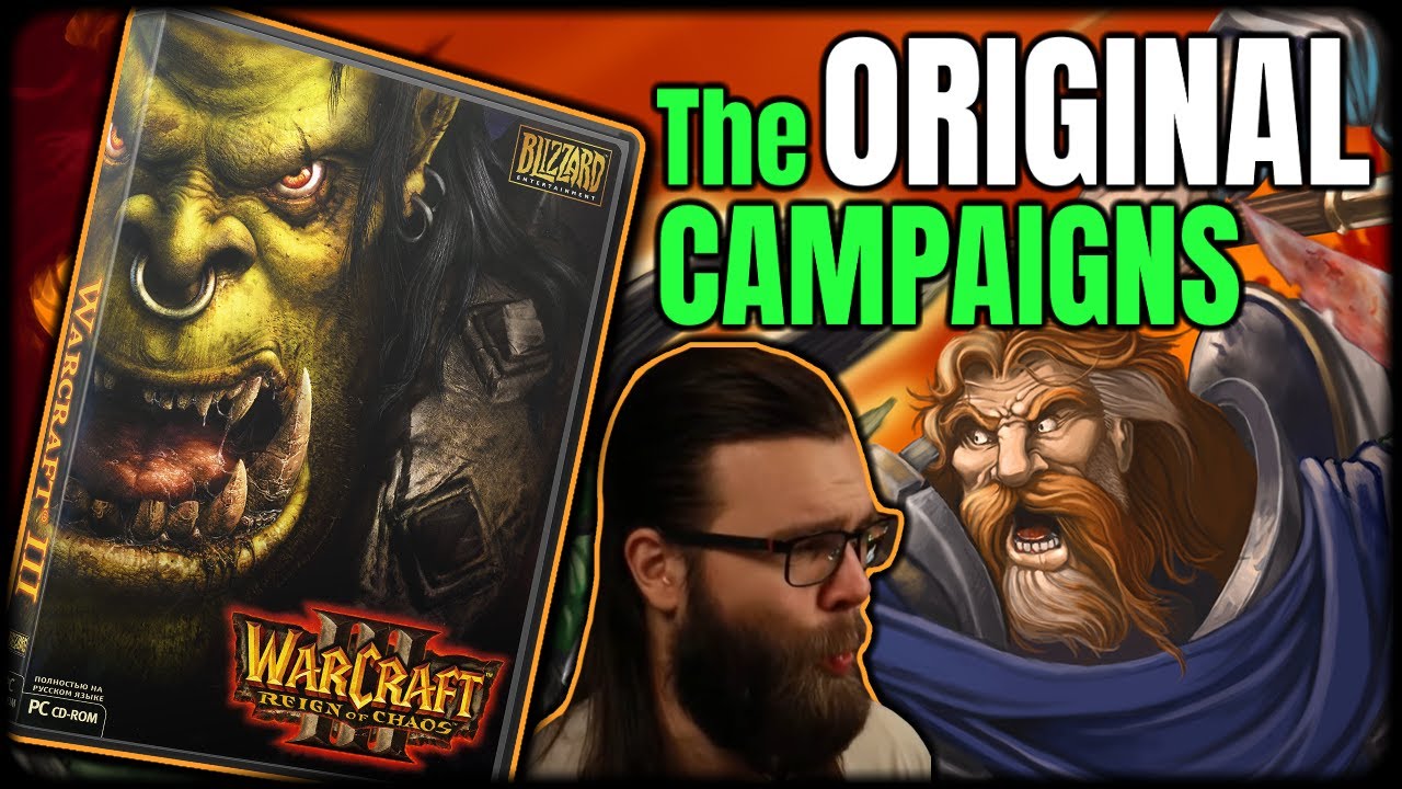 HARD mode Old School Original WARCRAFT III - Human Campaign - YouTube
