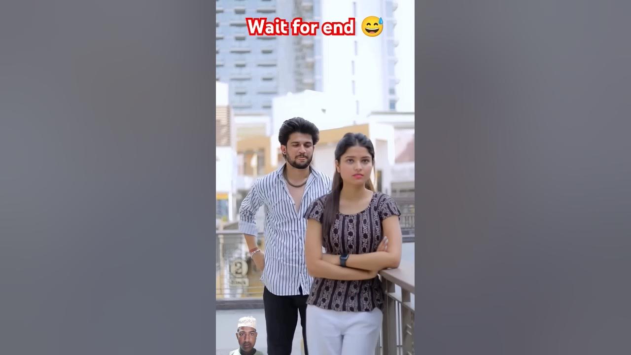 Girlfriend ke chakkar mein kud gaya 😅 ️ #shorts #cutelovestory #love #hearttouching #emotional ...