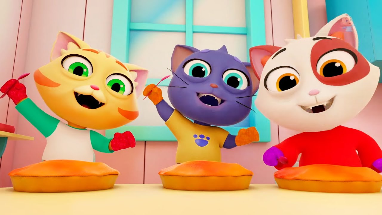 Three little kittens (Cat Song) + 5 MORE Preschool Nursery Rhymes for ...