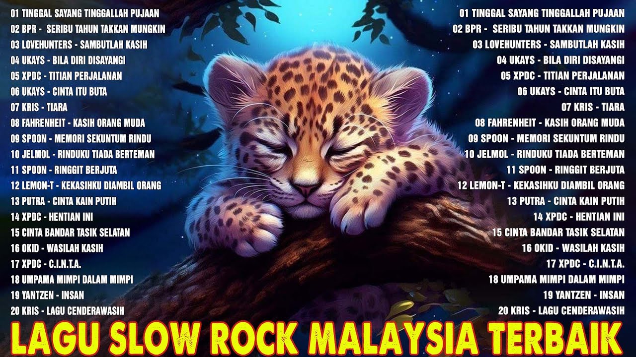 KOLEKSI LAGU SLOW ROCK NOSTALGIA 90AN MALAYSIA 🌼 LAGU JIWANG 80AN DAN ...