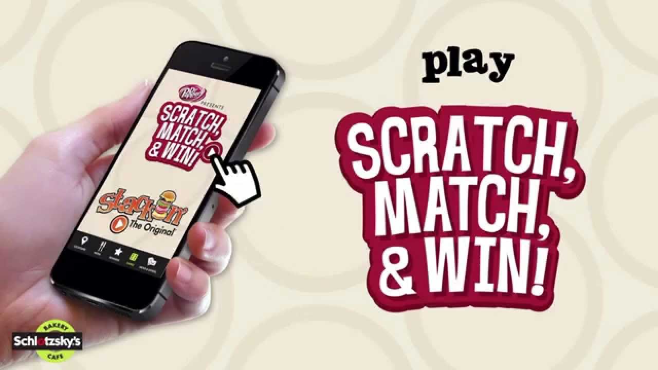 Schlotzsky's Scratch, Match & Win Game - YouTube