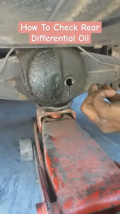 How To Check Rear Differential Oil #mechanic #automobile #subscribe #viral # ...