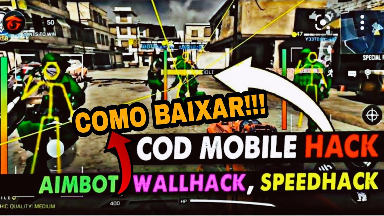 HACKER TUTORIAL COMO BAIXAR HACKER CALL OF DUTY MOBILE - YouTube