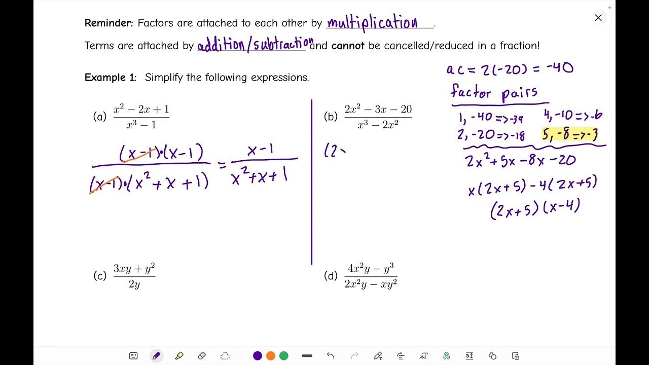 MATH 082 Section 9.1 Rational Arithmetic Part 1 - YouTube