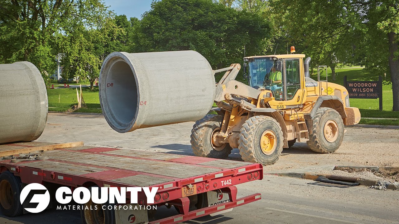 Advantages of County Materials' Reinforced Concrete Pipe - Waldo Blvd ...