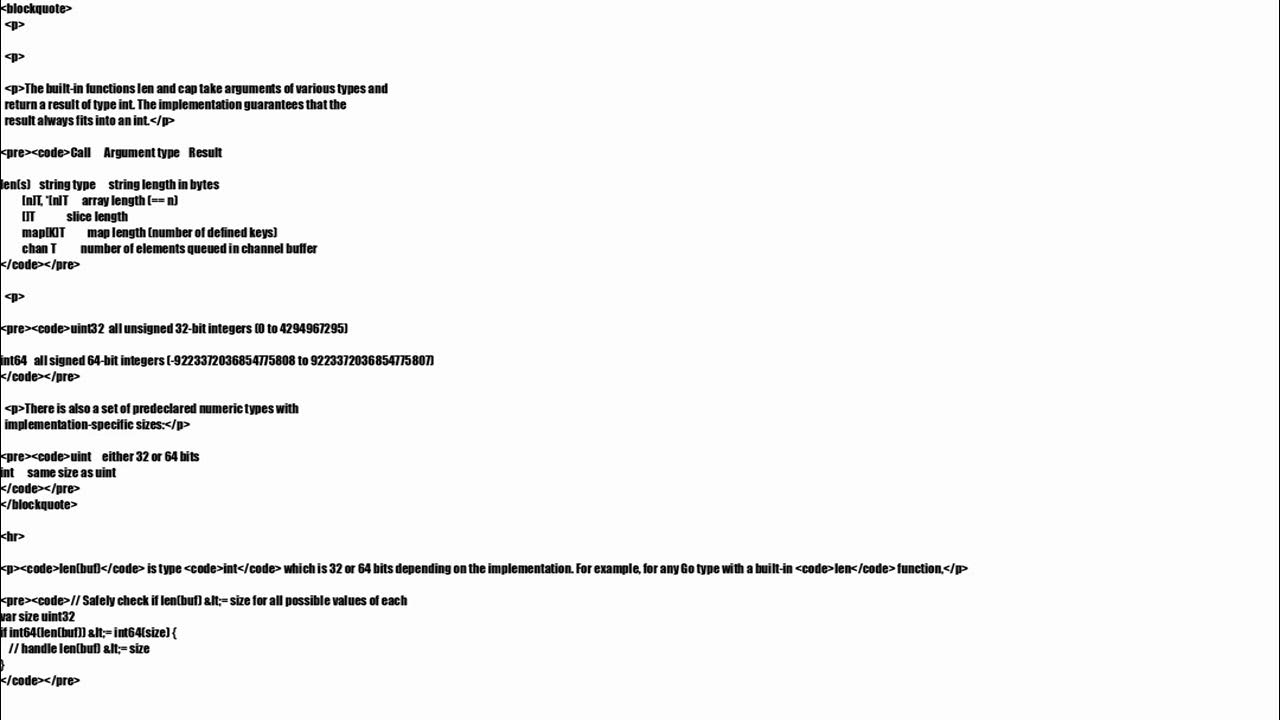 Best way to compare slice length to uint32 in go (for adversarial context) - YouTube