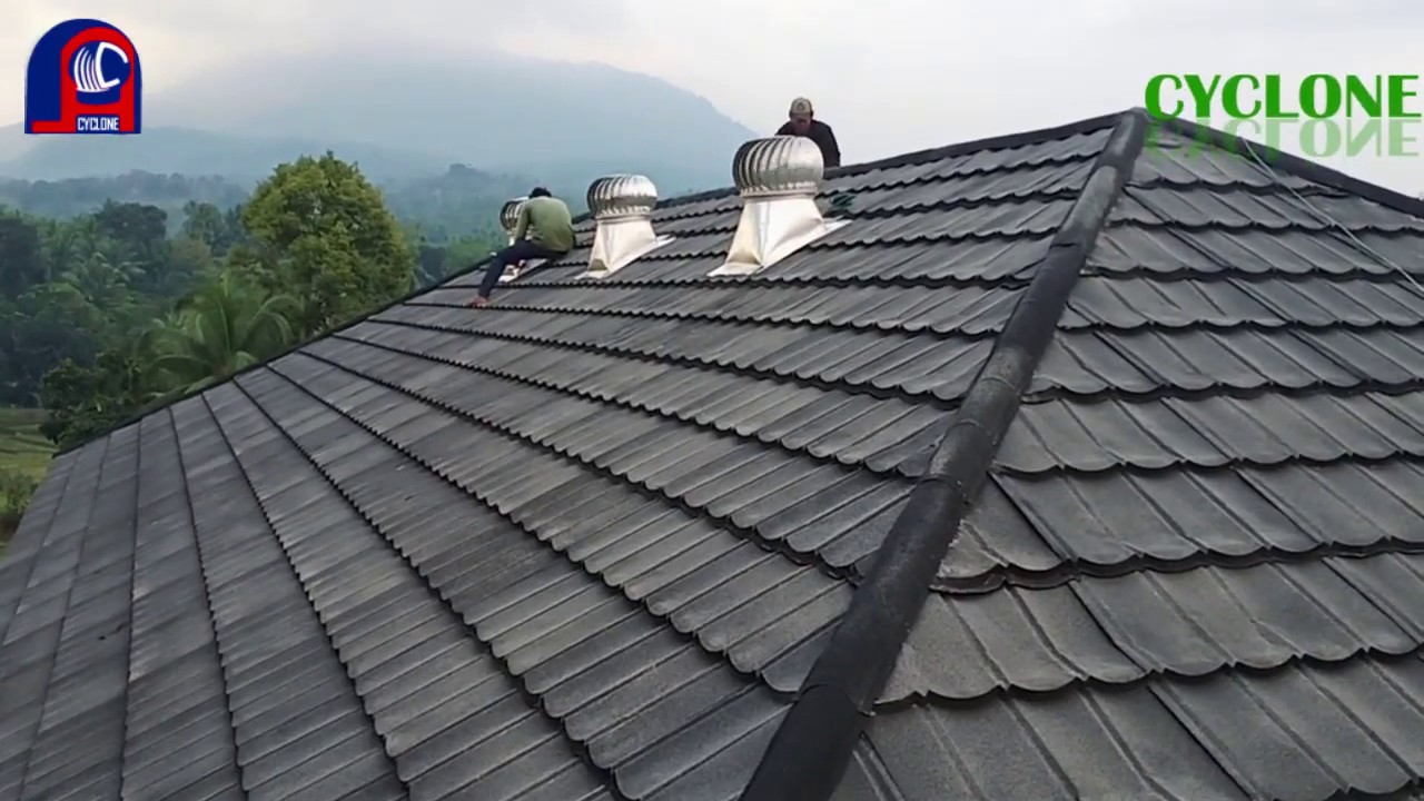 Cara pemasangan Cyclone Ventilator Turbine || Pemasangan Cyclone Uk 18 ...