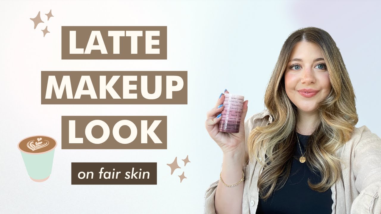 Latte Makeup Look - on fair skin! - YouTube