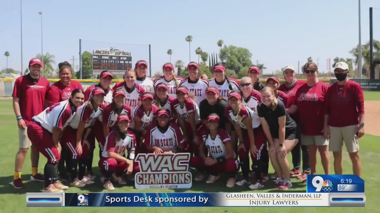 NMSU softball wins WAC - YouTube