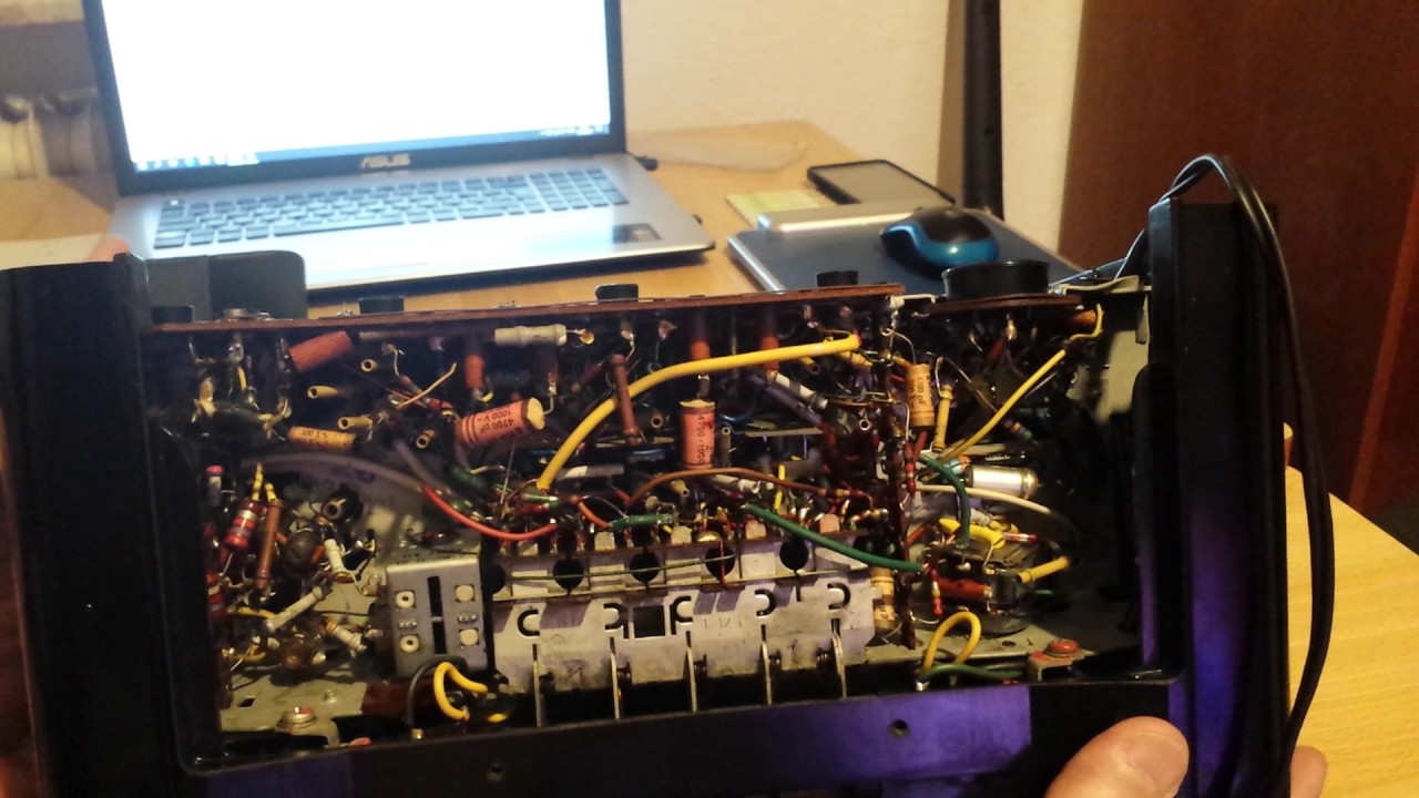 Ламповый радиоприёмник Philips BD284U Röhrenradio Philips BD284U - YouTube