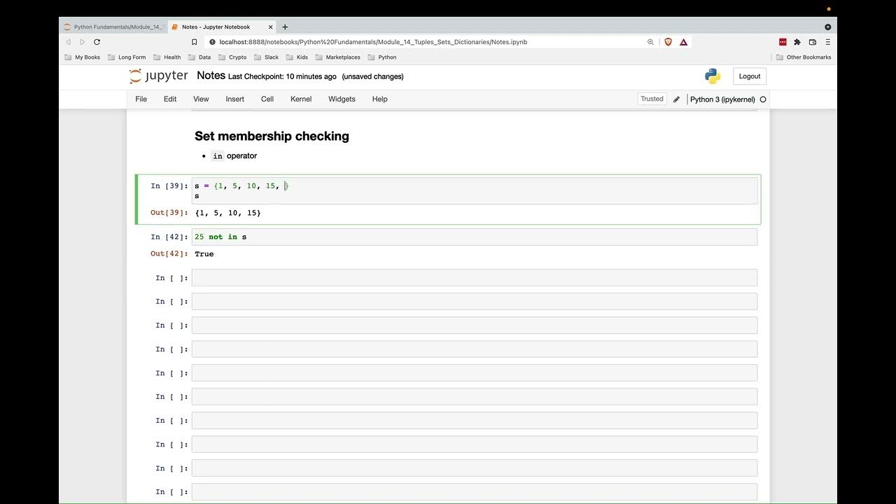 16 Set Membership Checking - YouTube