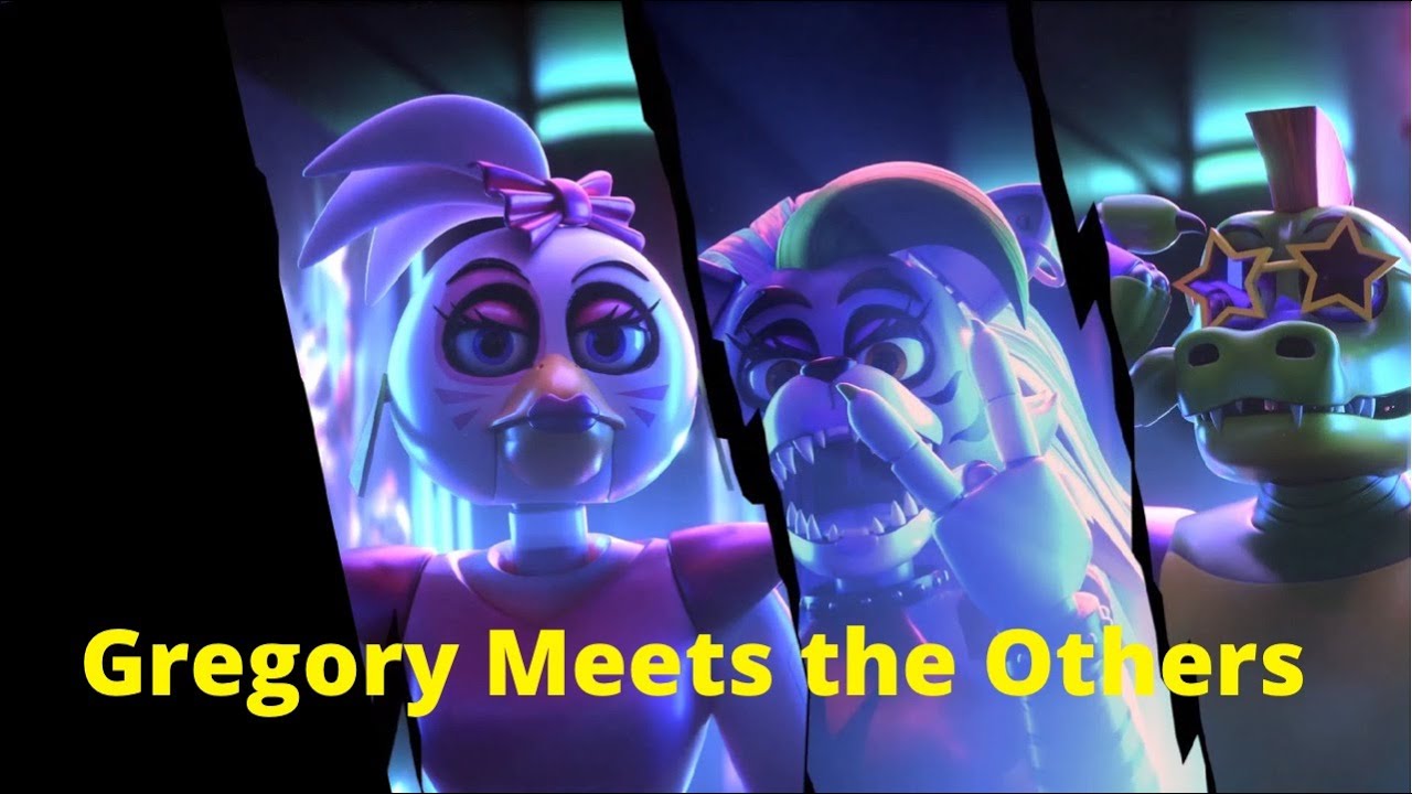 FNAF Security Breach: Gregory Meets the Other Animatronics w/First ...