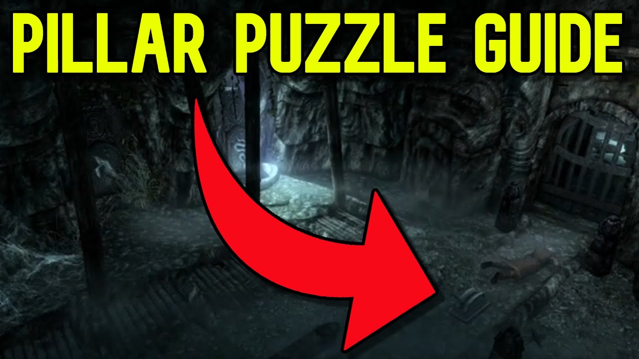 How to Solve the Pillar Puzzle in Yngol Barrow | Skyrim Puzzle Guide ...
