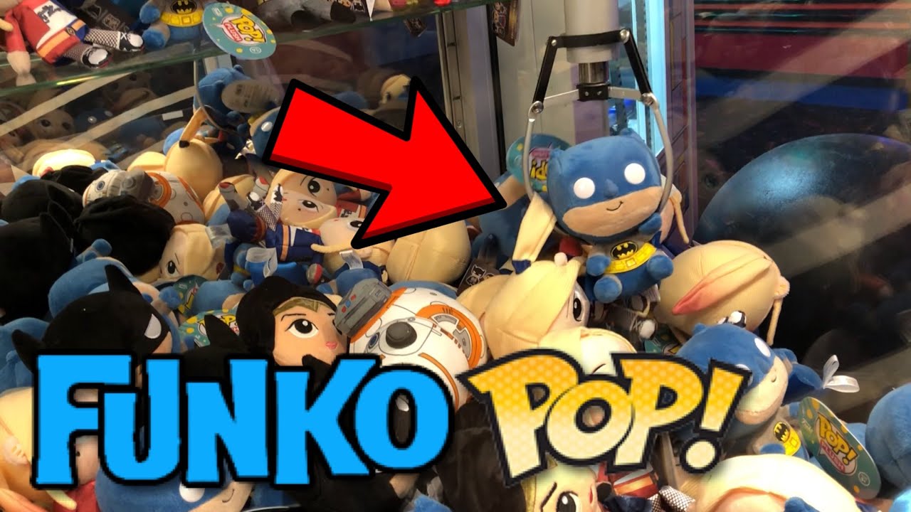 Winning FUNKO POP Plush From The RIGGED Giga Crane Claw Machine!! - YouTube