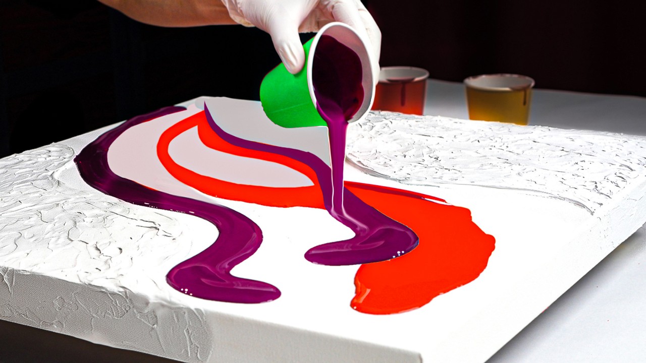 Uncover The Magic! 😍 Mastering Textures In Acrylic Pouring For ...