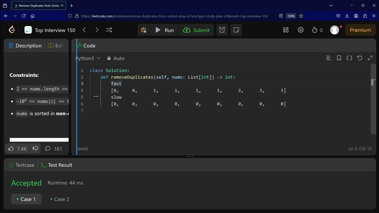 [Hindi] | Leetcode Interview 150 | 80. Remove Duplicates from Sorted ...