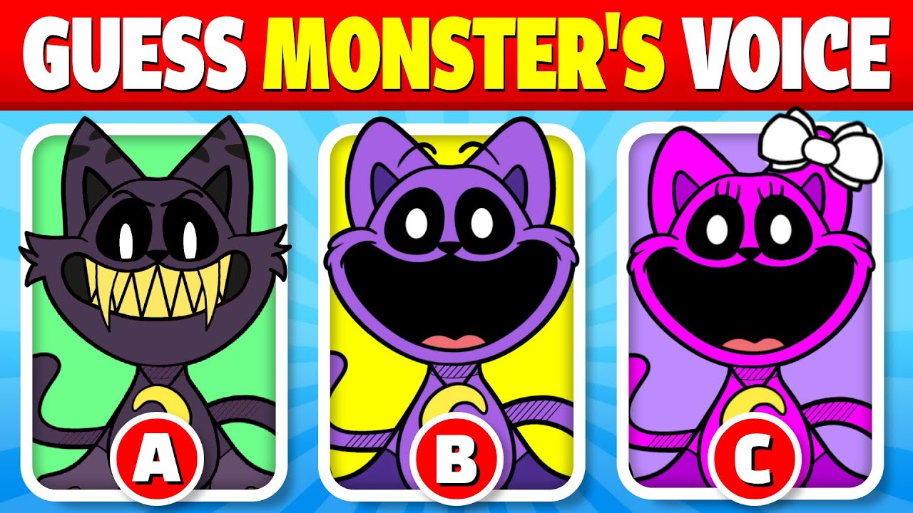 🔊🎤Guess the Smiling Critters Voice | Poppy Playtime Chapter 3 ...