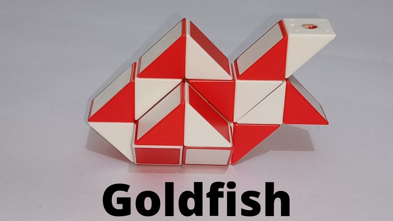 Make a Goldfish with Snake Cube - YouTube