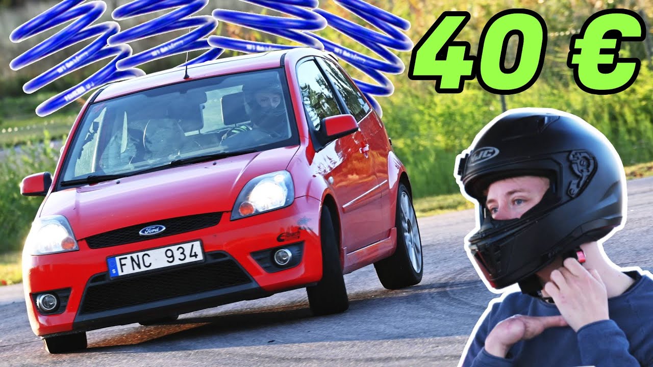 40€ Lowering Springs on Ford Fiesta ST150 (Track Test) - YouTube
